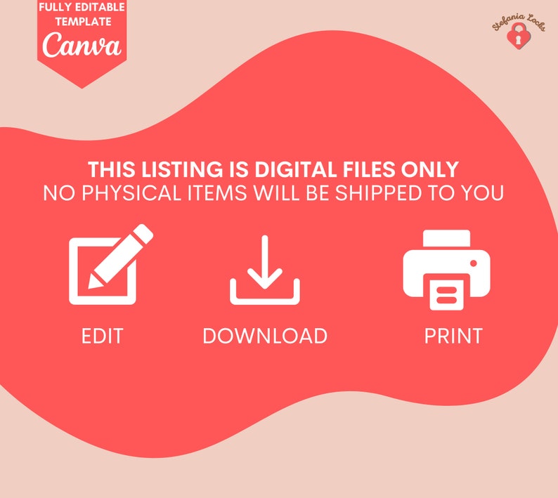 Canva Wedding Invitation Template, Bookmark Template, Modern Simple ...