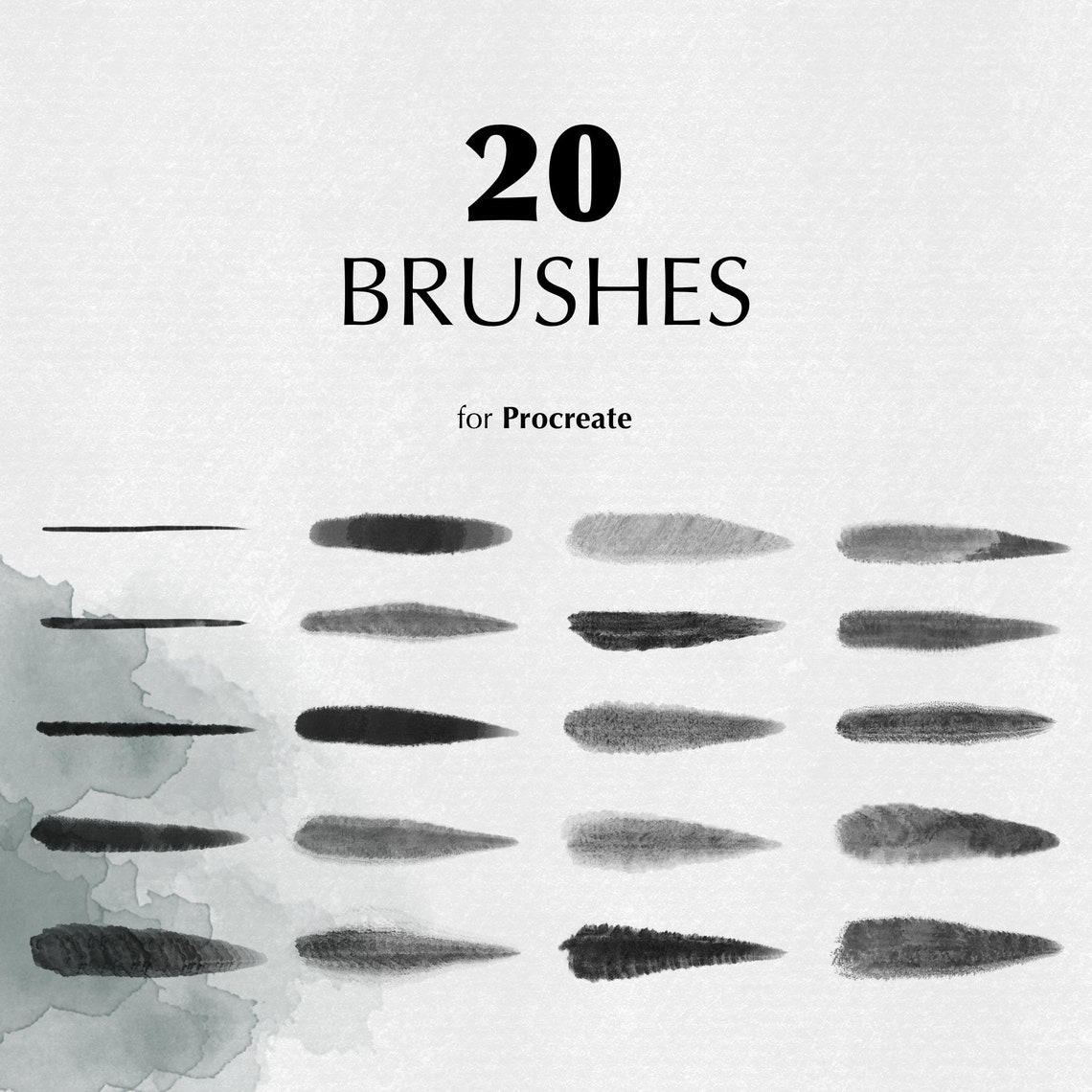 Combo Watercolor Brushes for Procreate - Etsy