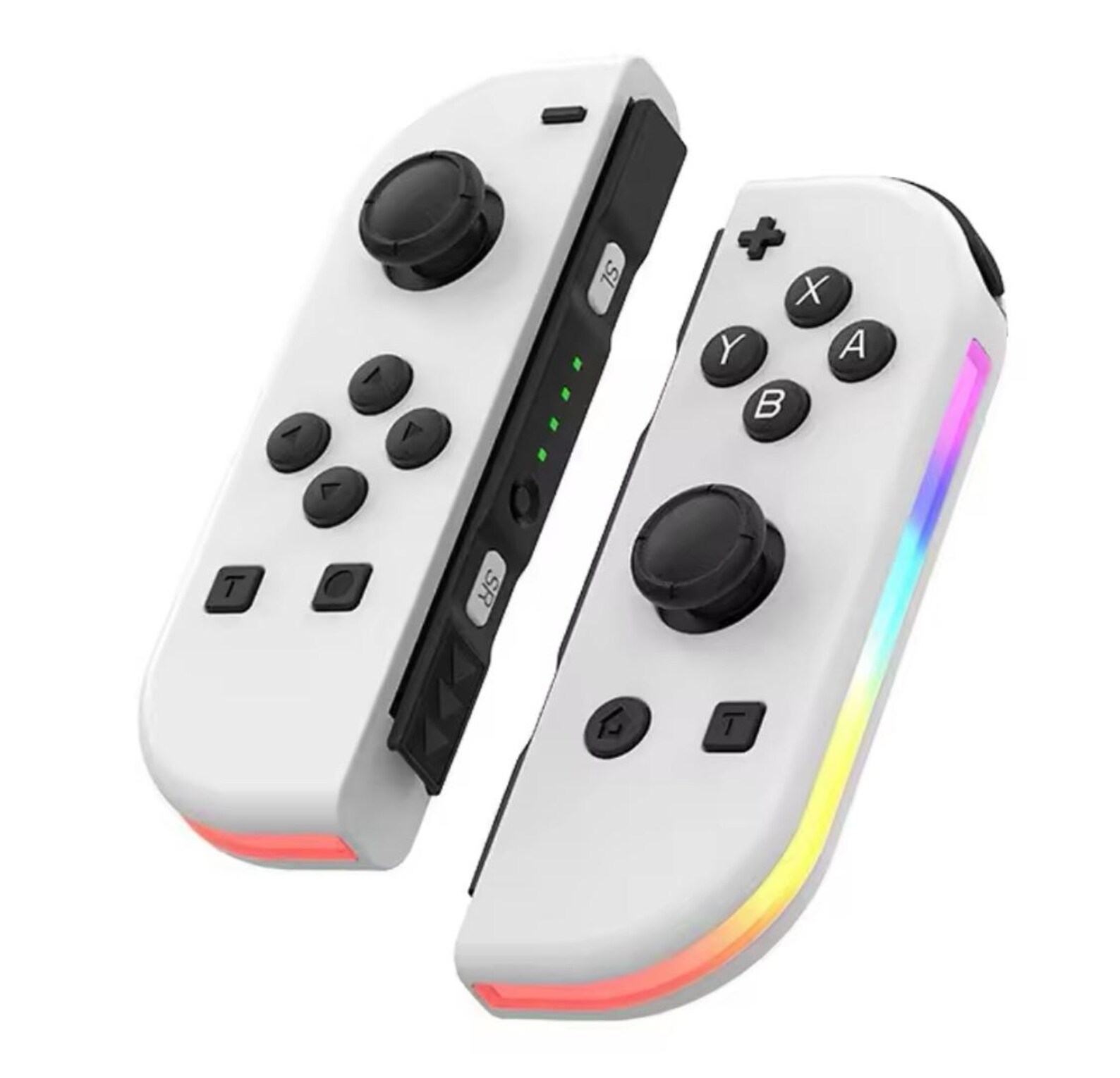 Nintendo Left and Right Controllers White RGB - Etsy