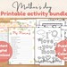 Printable Mothers Day Activity Pack Coloring in Mother's Day Activities ...