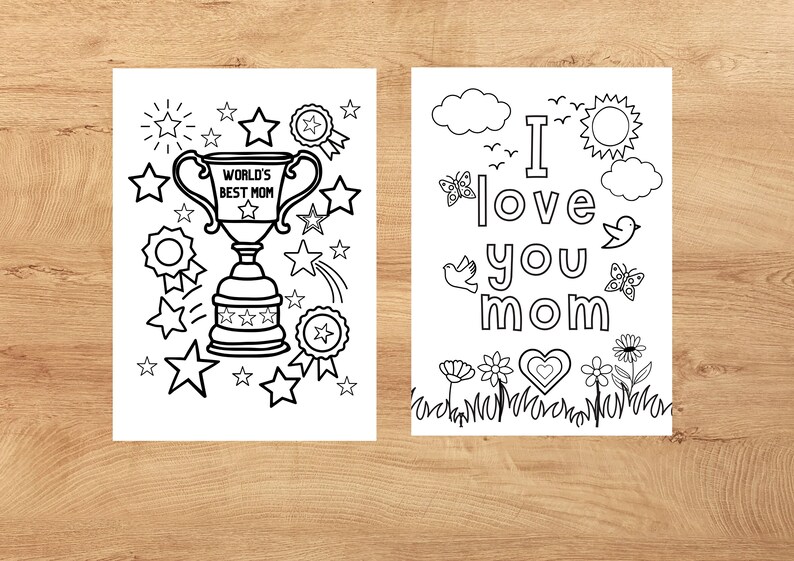 Printable Mothers Day Activity Coupons & Coloring In Mothers Day ...