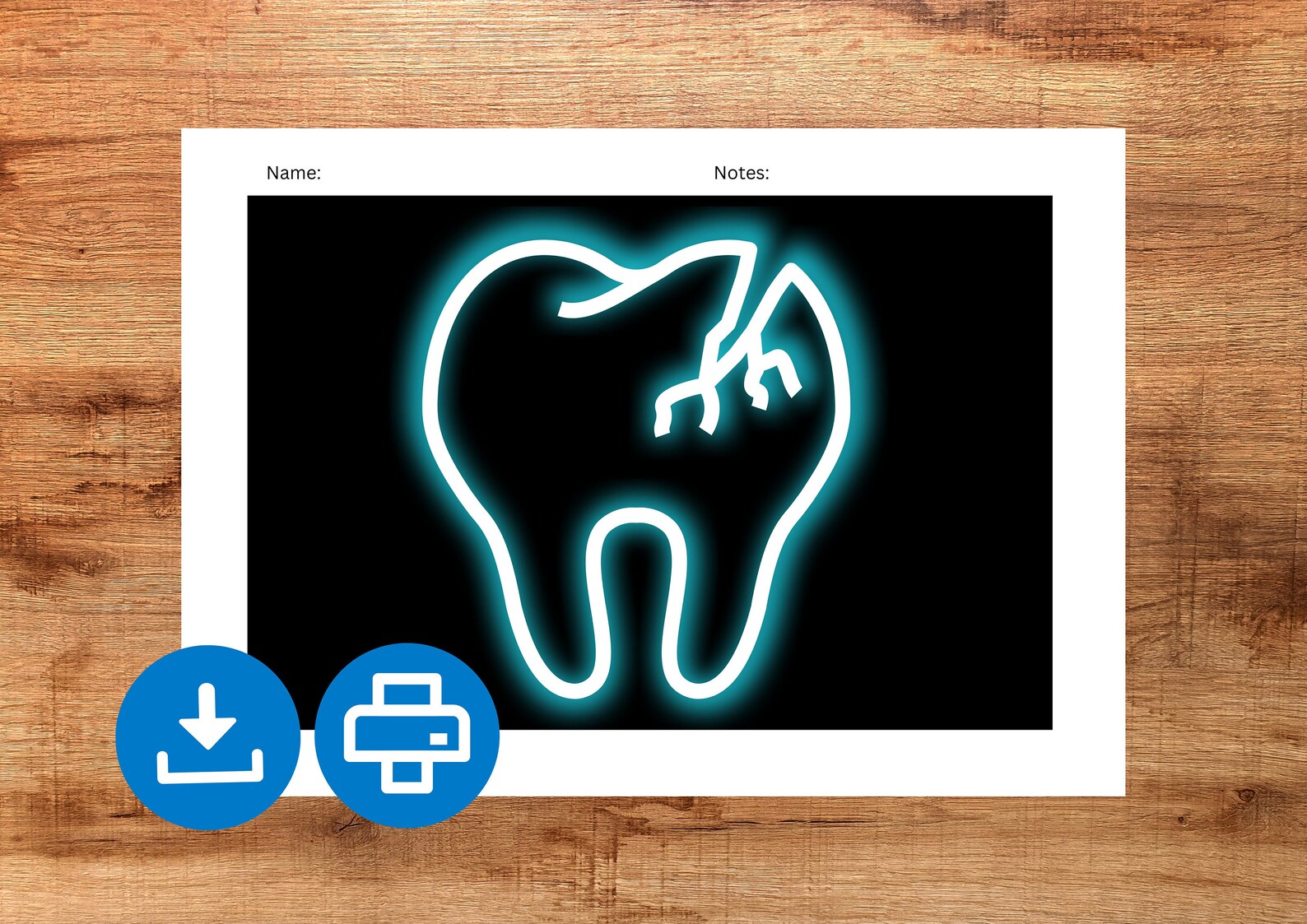 Printable Dental X-rays for Kids. Pretend Play Kids X-ray Activity for ...