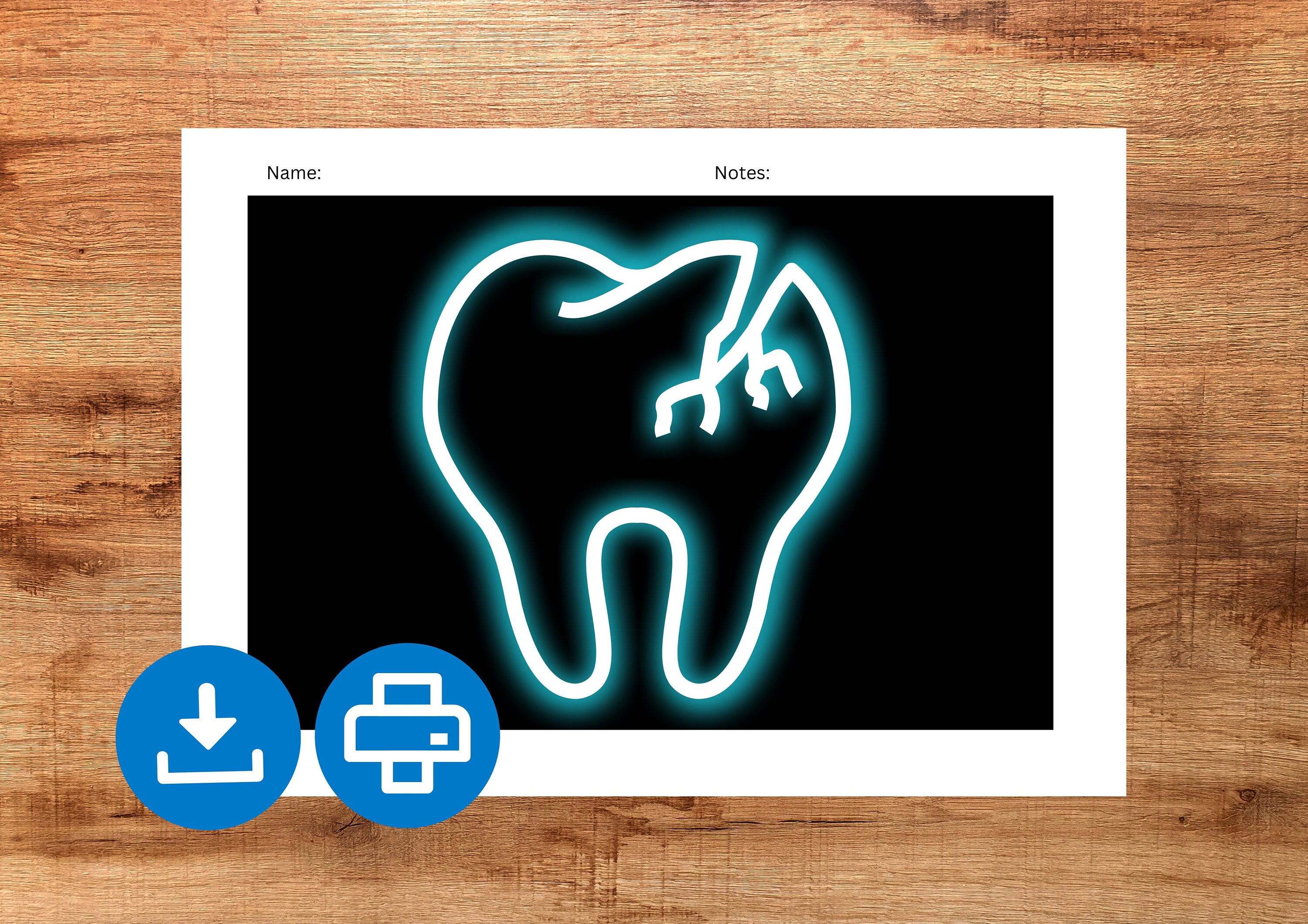 Printable Dental X-rays for Kids. Pretend Play Kids X-ray Activity for ...