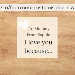 Printable Love Notes for Mum ~ Editable Love Notes ~ Reasons I Love You ...