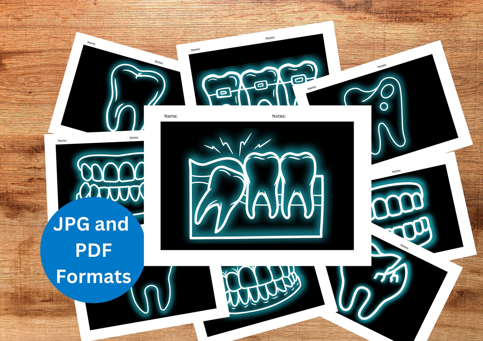 Printable Dental X-rays for Kids. Pretend Play Kids X-ray Activity for ...