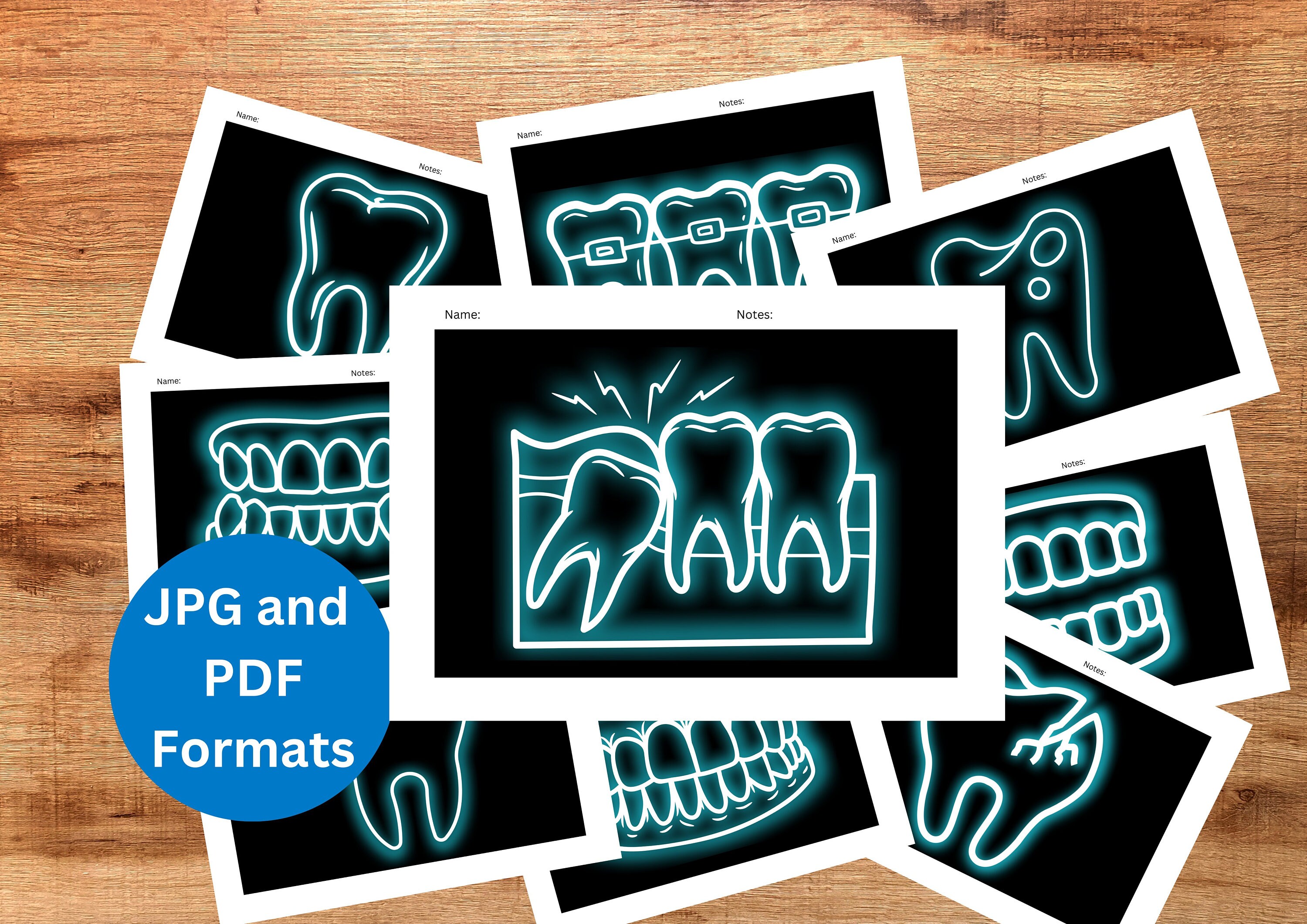Printable Dental X-rays for Kids. Pretend Play Kids X-ray Activity for ...