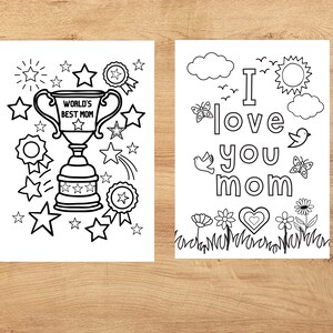 Printable Mothers Day Activity Pack~ Coloring in ~ Mother's Day ...