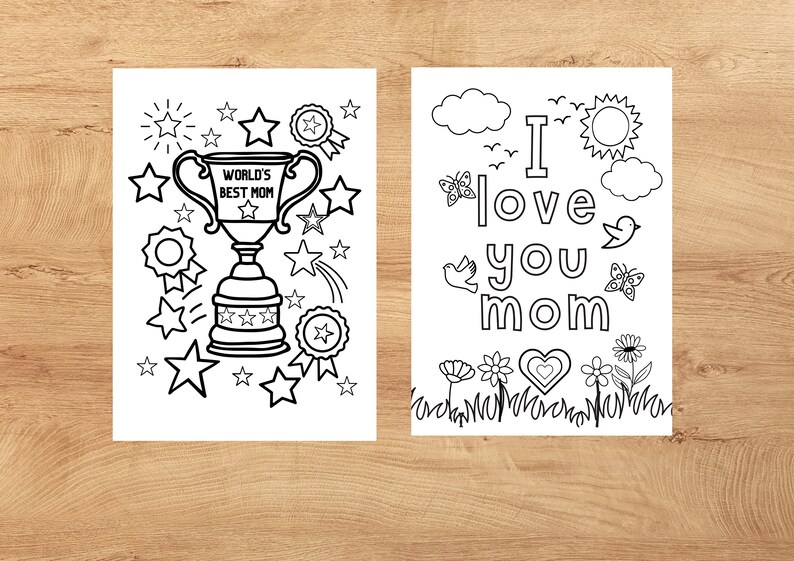Printable Mothers Day Activity Pack Coloring in Mother's Day Activities ...