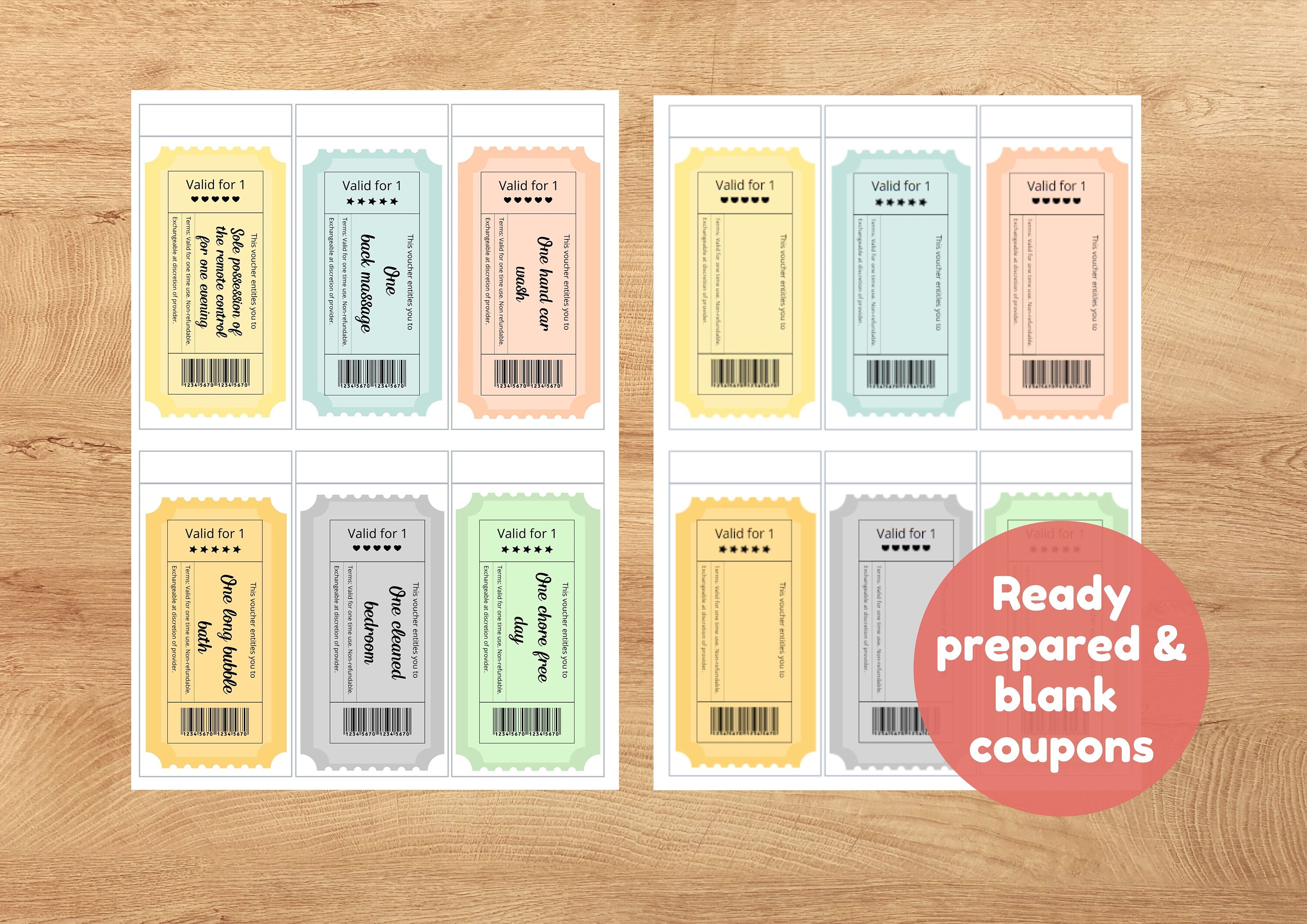 Printable Mothers Day Activity~ Coupons & Coloring In~ Mothers Day ...