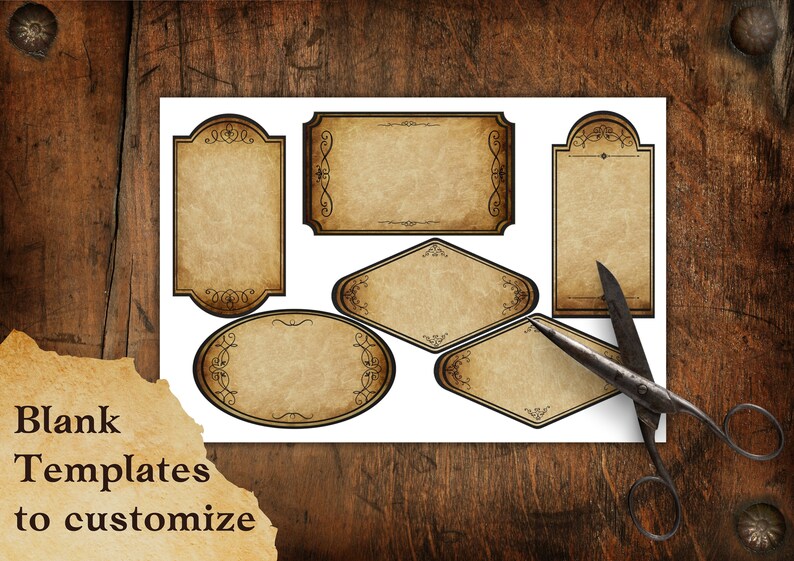 Printable Halloween Potion Labels ~ Blank Halloween Apothecary Labels ...