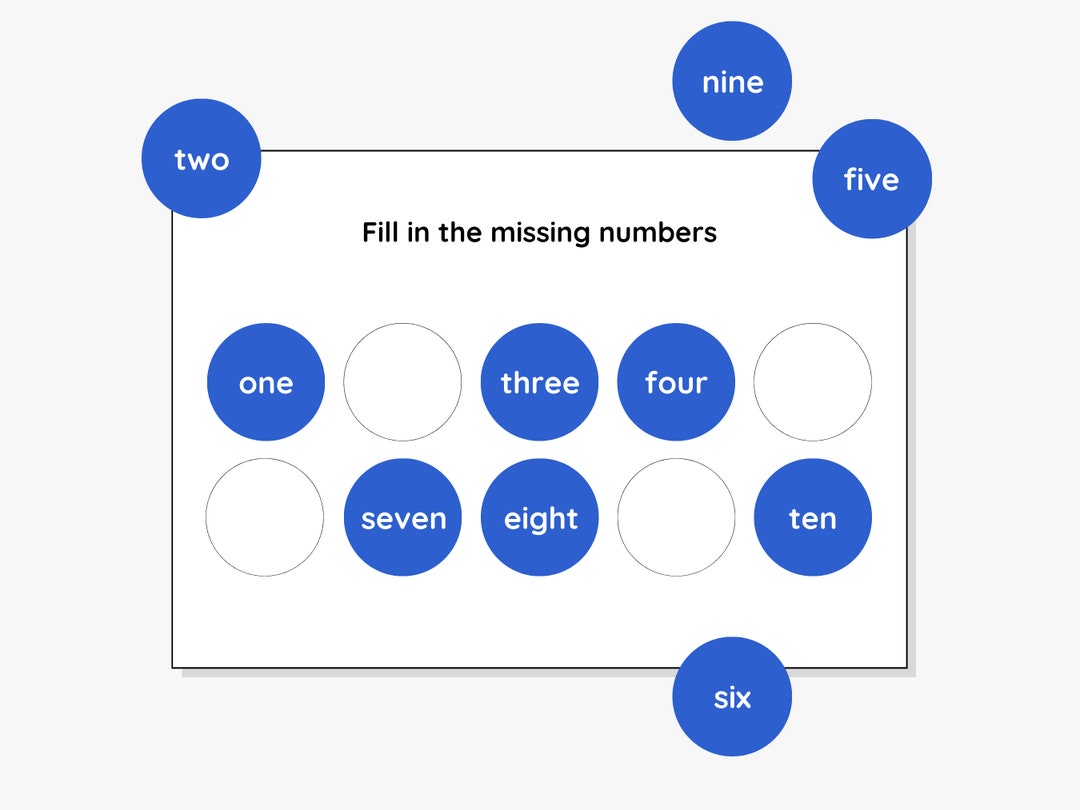Number Range 0 to 10, Instant Download, Printable, Mathematical, First ...