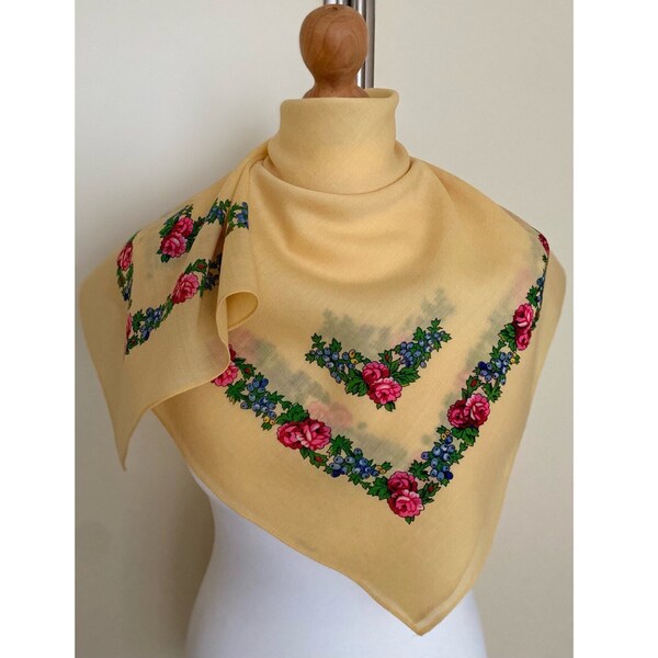 Babushka Scarf - Etsy