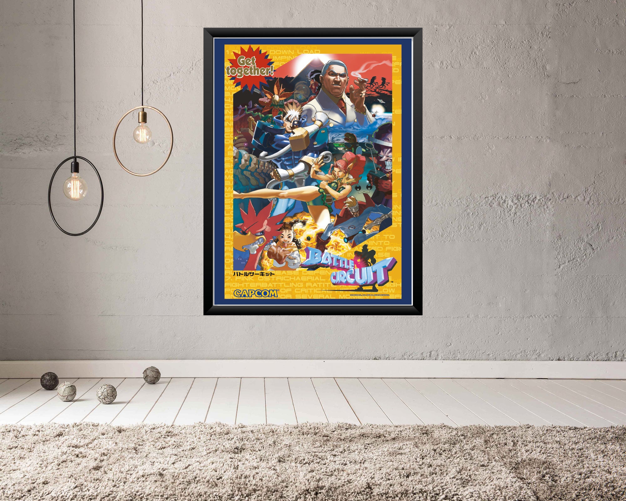 Battle Circle Arcade Spiel Poster B2 Größe OFFSET - Etsy.de