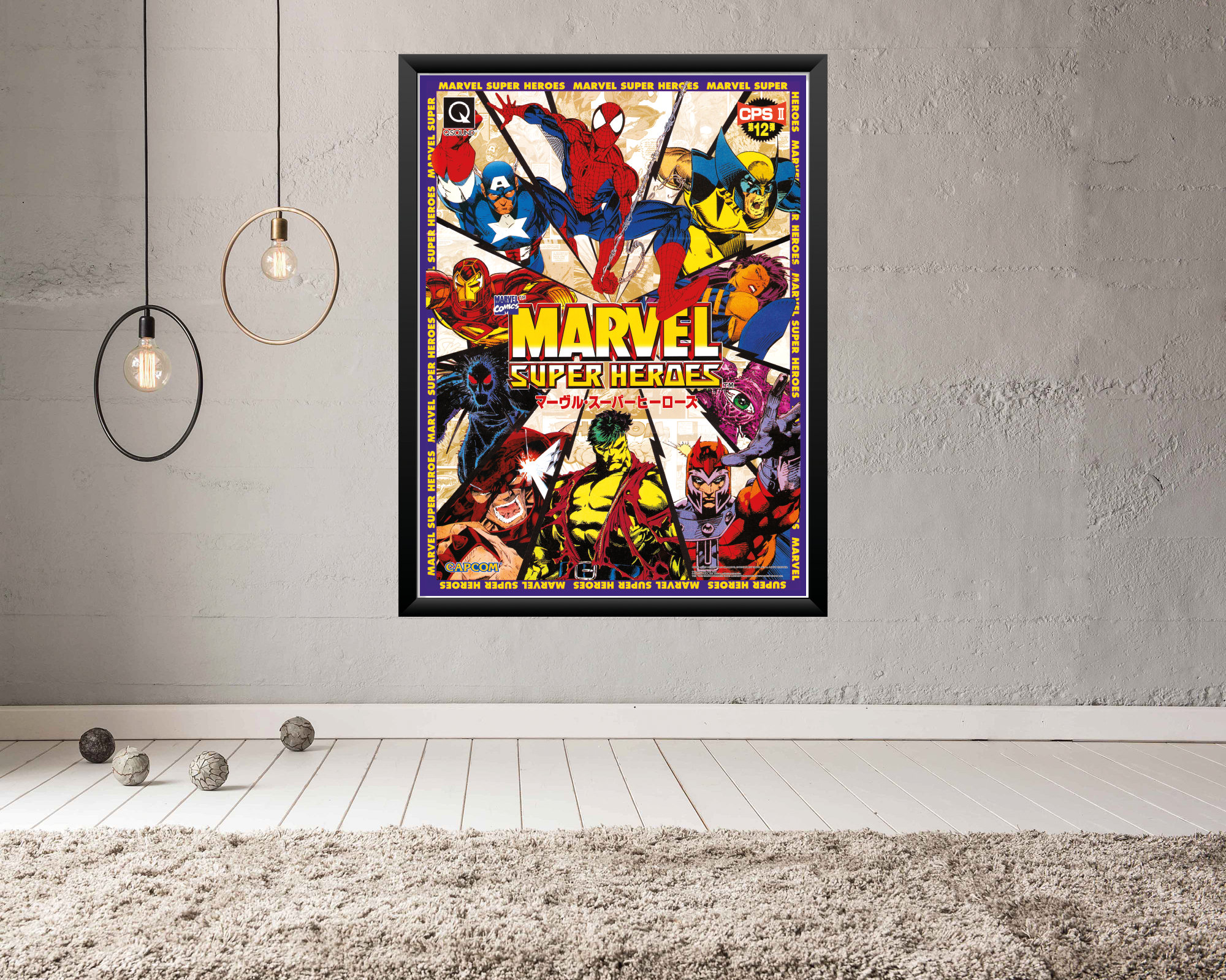 Marvel Super Heroes Arcade Video Game Poster B2 Size OFFSET - Etsy