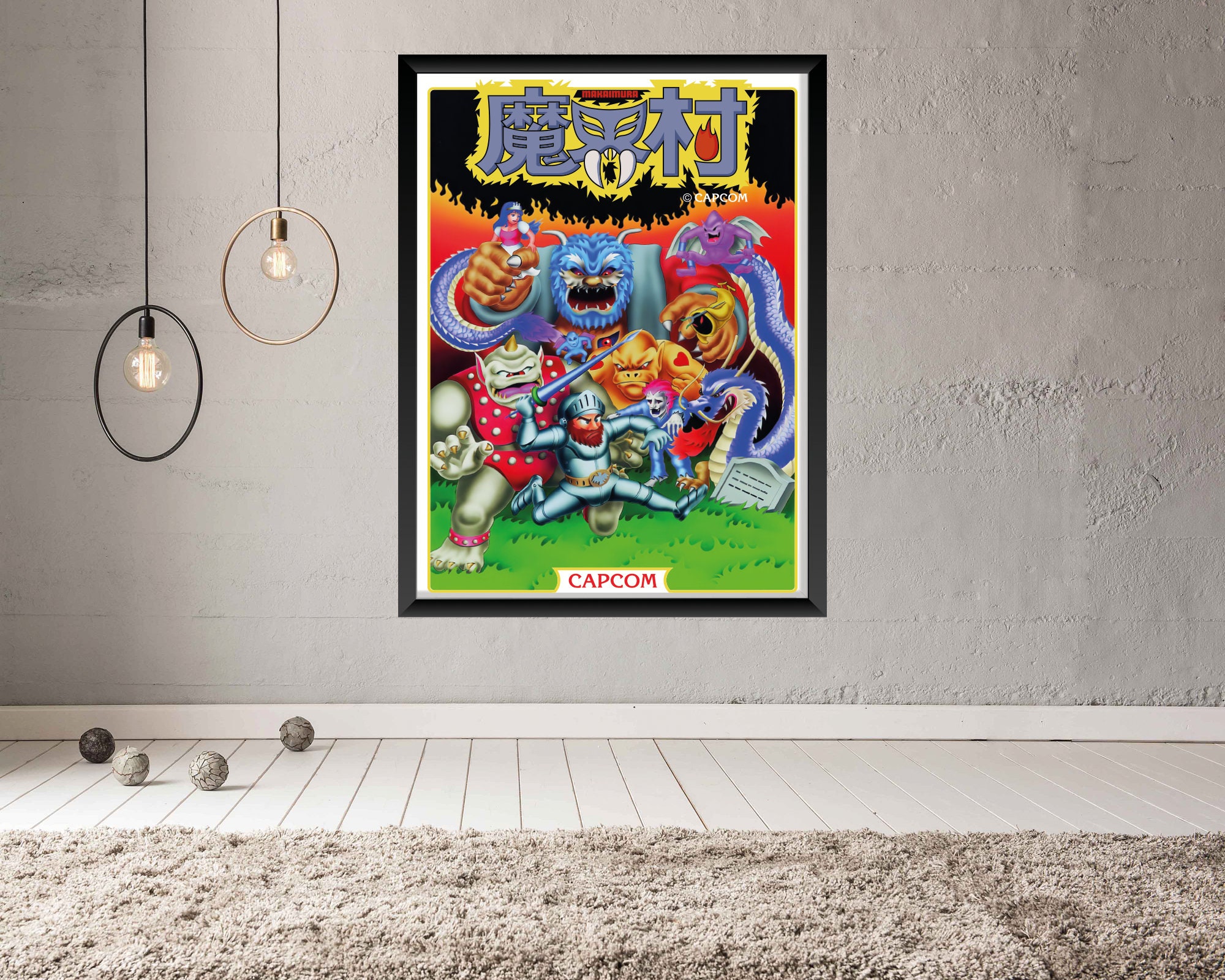 Ghosts'n Goblins Arcade Video Game Poster B2 Size OFFSET - Etsy