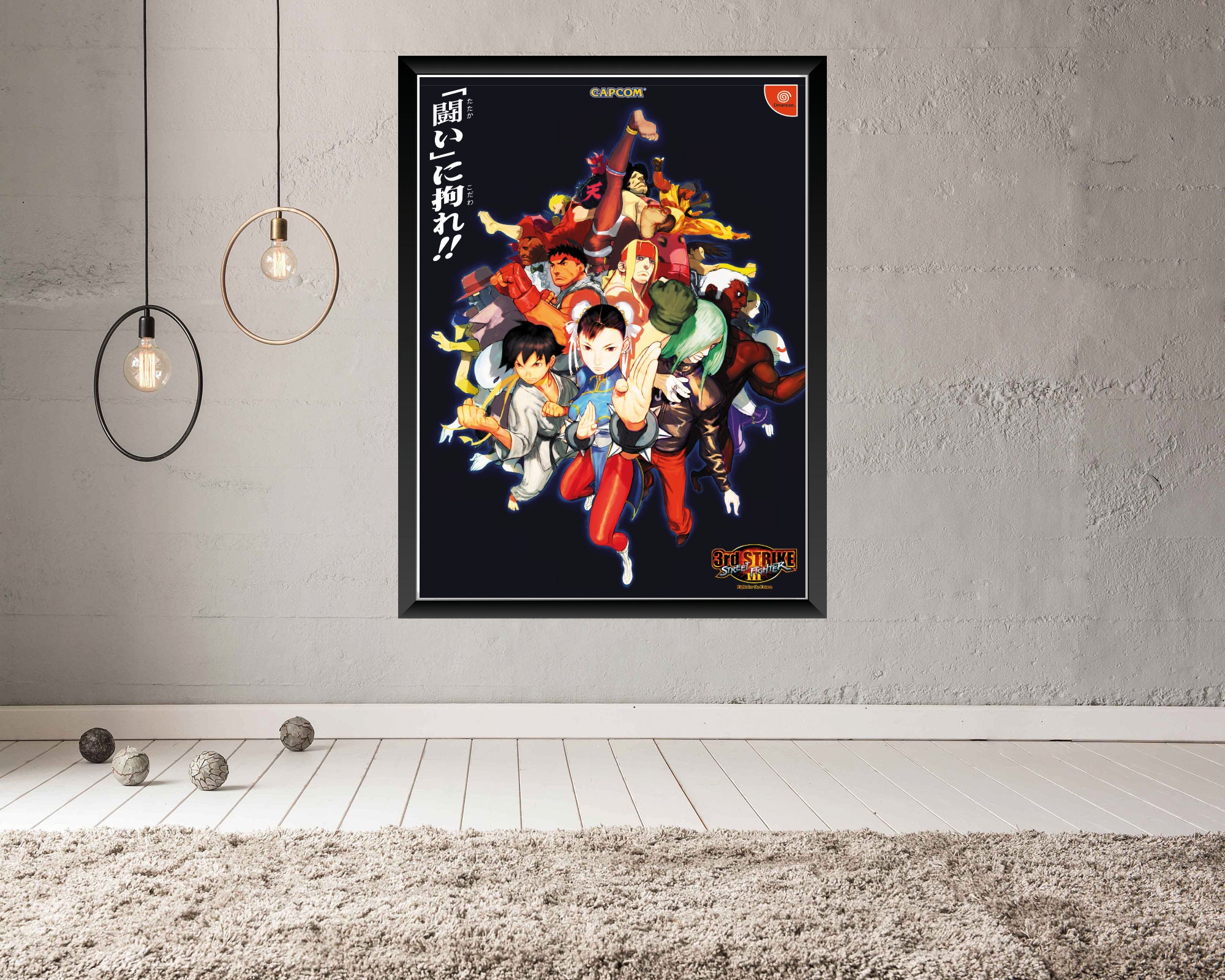 Street Fighter III 3rd Strike Dreamcast Arcade Video Game Poster B1 ...