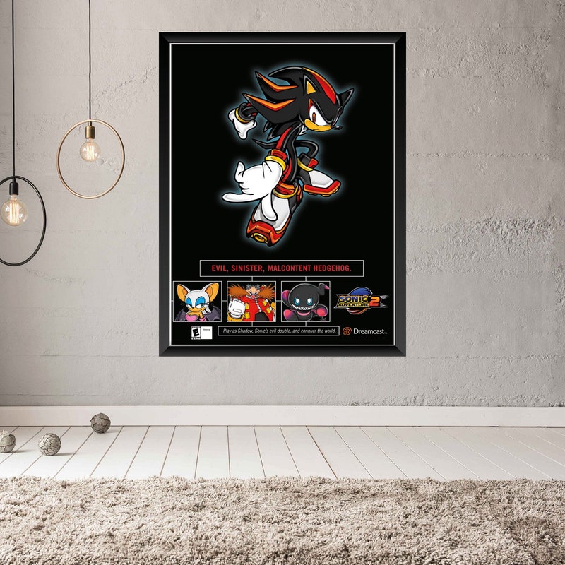 Sonic 3 Shadow Poster - Etsy