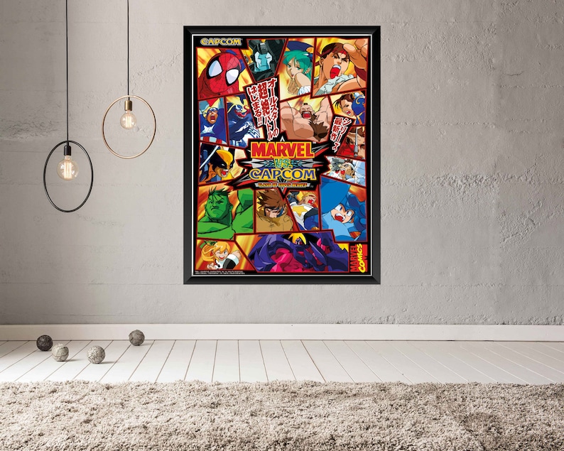 Marvel Vs. Capcom EX Arcade Game Poster B2 Size OFFSET - Etsy