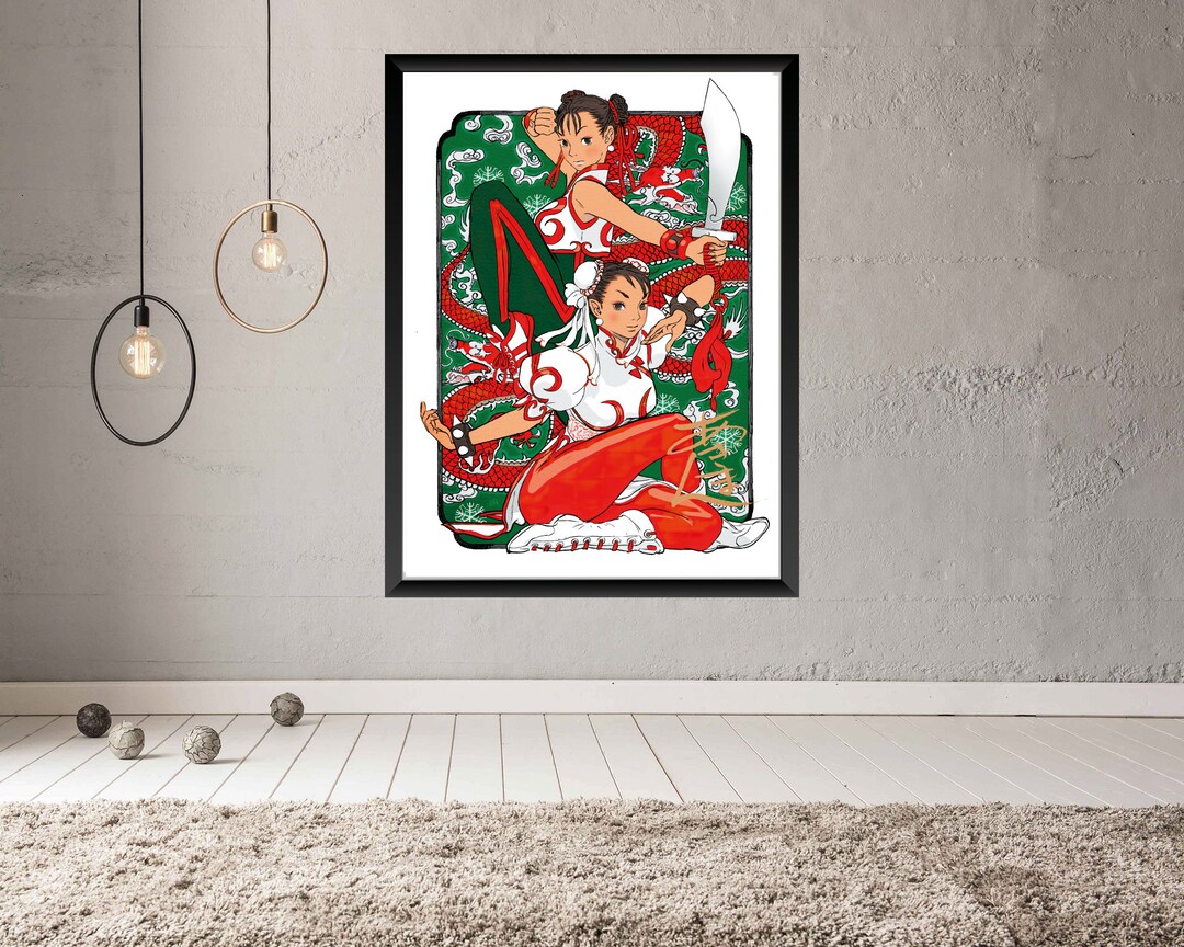 Chun-li Arcade Video Game Poster B2 Size OFFSET - Etsy