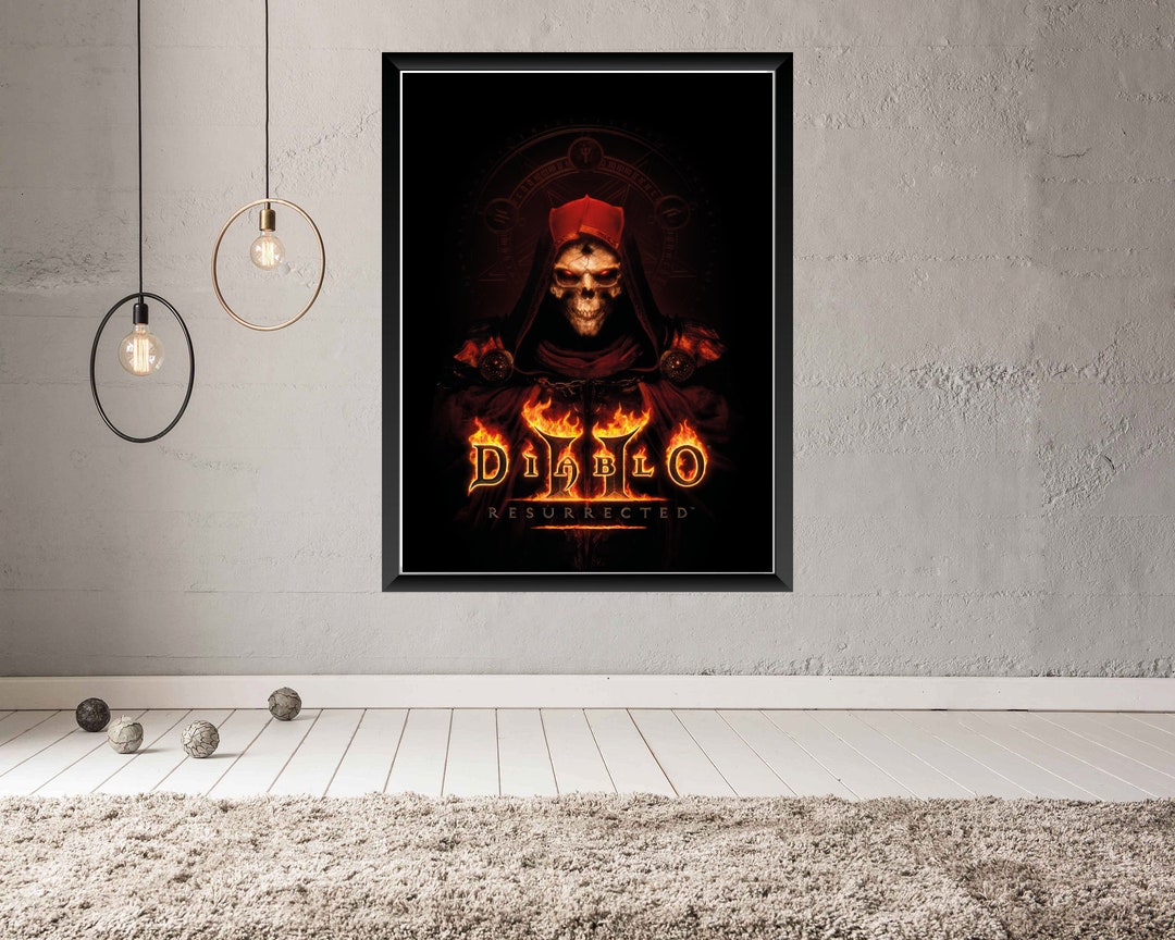 Diablo II Resurrected Arcade Video Game Poster B2 Size OFFSET - Etsy