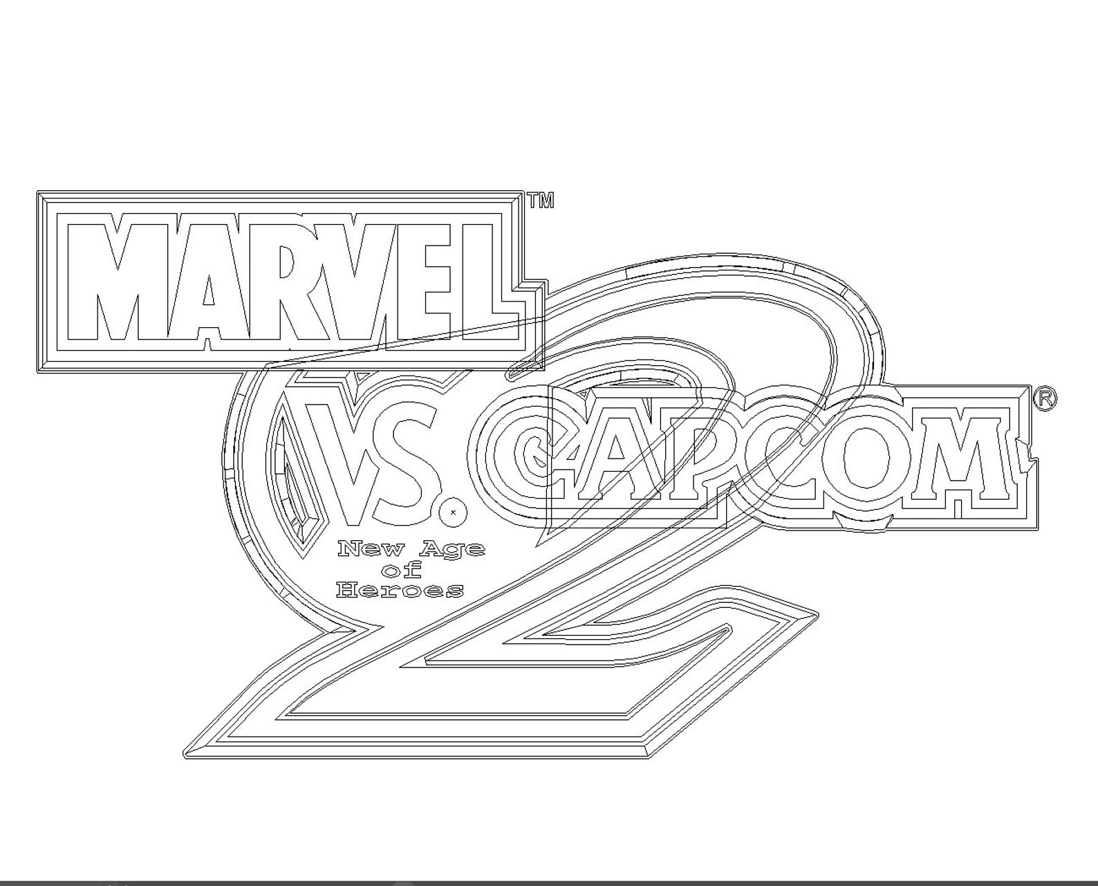 Marvel Vs. Capcom 2 Arcade Game Poster B2 Size OFFSET - Etsy