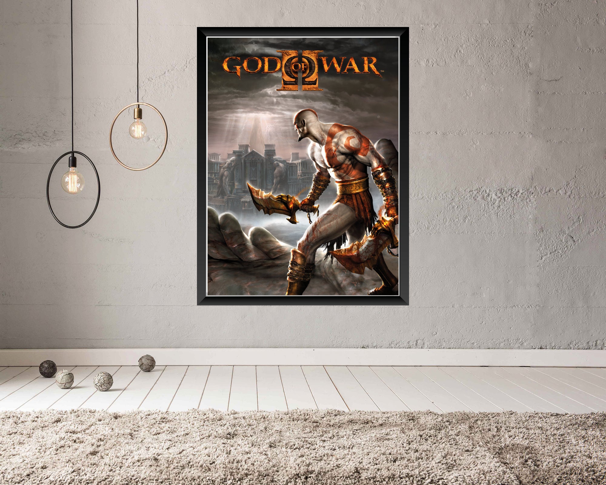 God of War 2 V2 Arcade Video Game Poster B2 Size OFFSET - Etsy