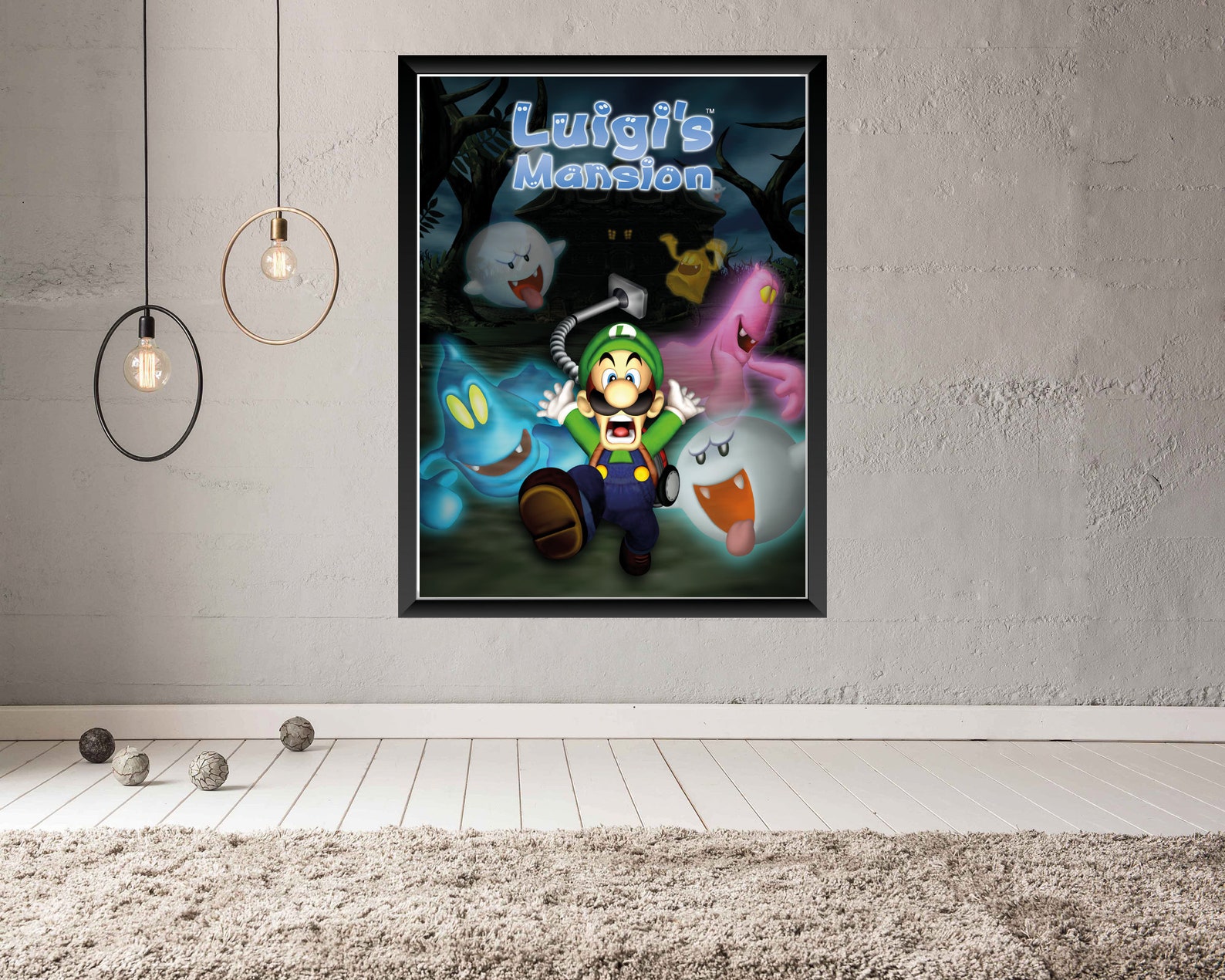 Luigi's Mansion Gamecube Arcade Video Game Poster B2 Size OFFSET - Etsy