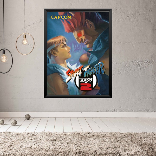 Street Fighter Zero Poster - Etsy