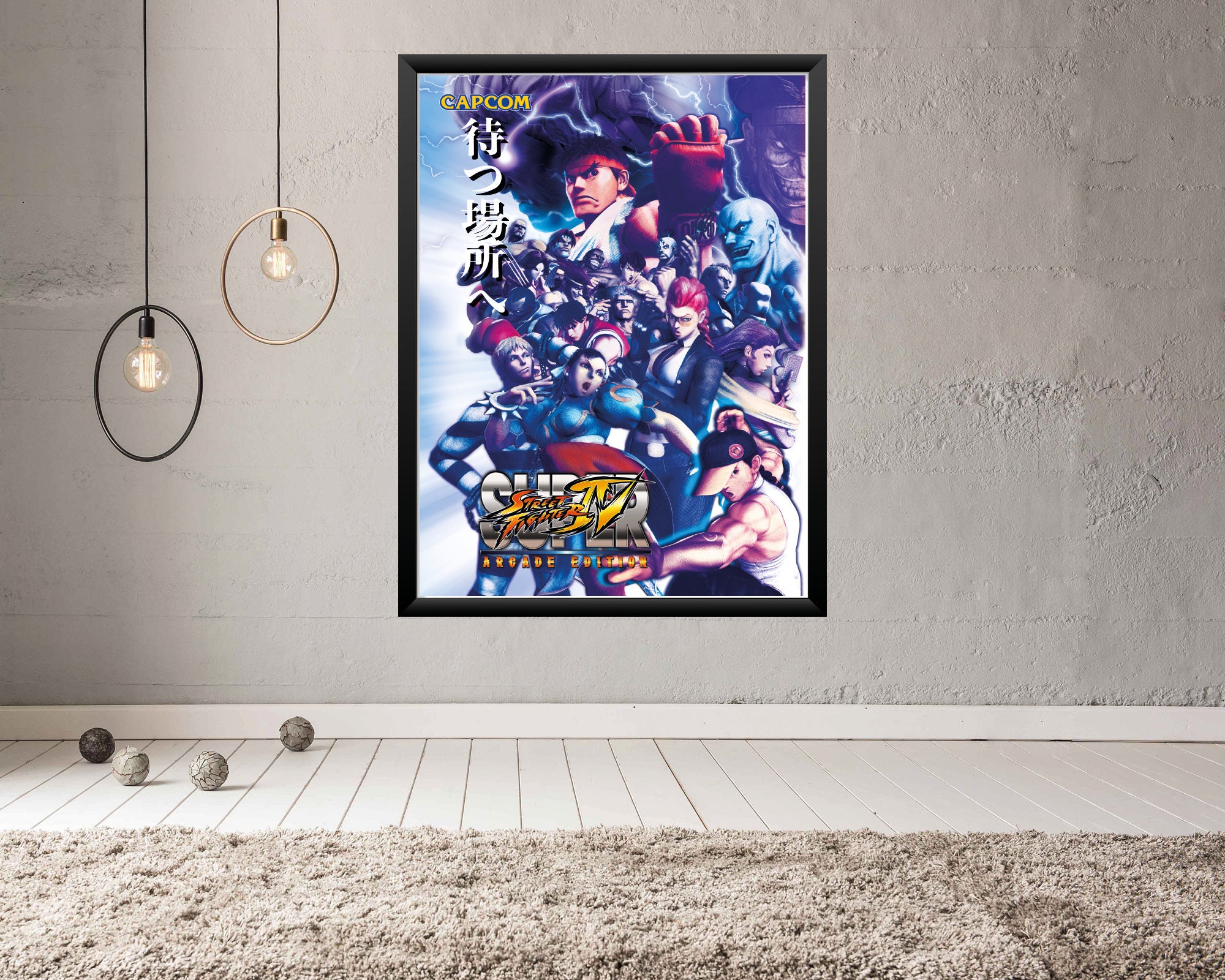 Super Street Fighter 4 Arcade Edition BLUE Arcade Video Game - Etsy