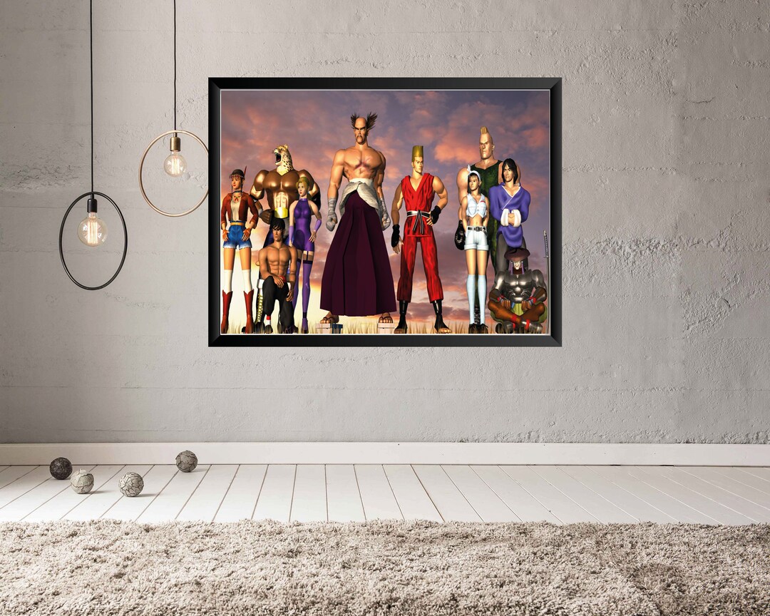 Tekken 2 V2 Arcade Video Game Poster B2 Size OFFSET - Etsy