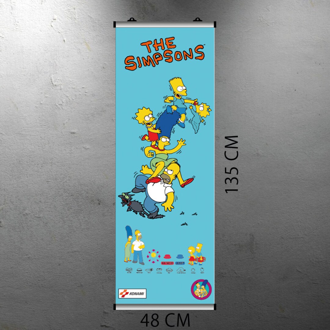 Simpsons Arcade Video Game FLYER Banner - Etsy