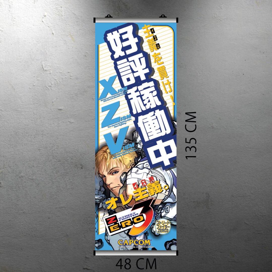 Street Fighter Zero 3 Arcade Video Game FLYER Banner - Etsy