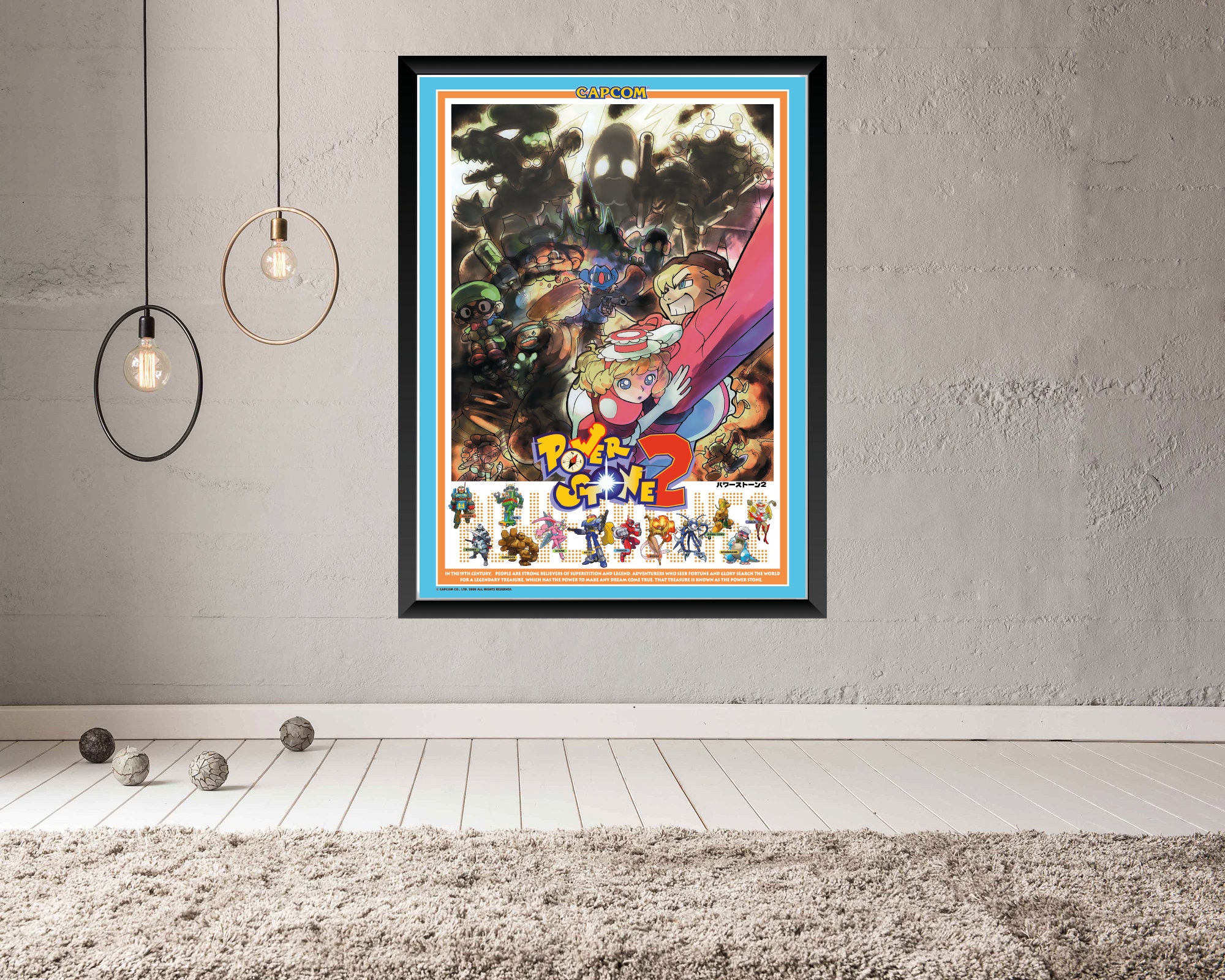 Power Stone 2 Arcade Video Game Poster B2 Size OFFSET - Etsy