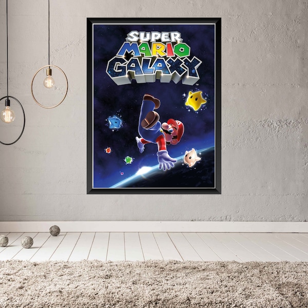 Mario Galaxy Poster - Etsy
