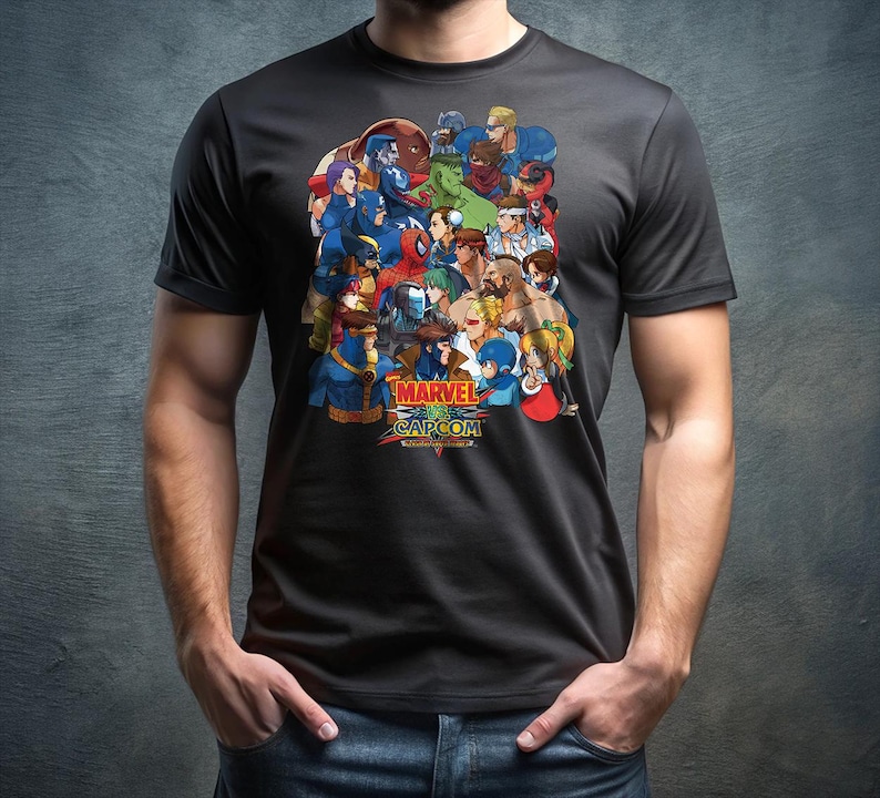 Marvel Vs. Capcom Premium Unisex T-shirt - Etsy