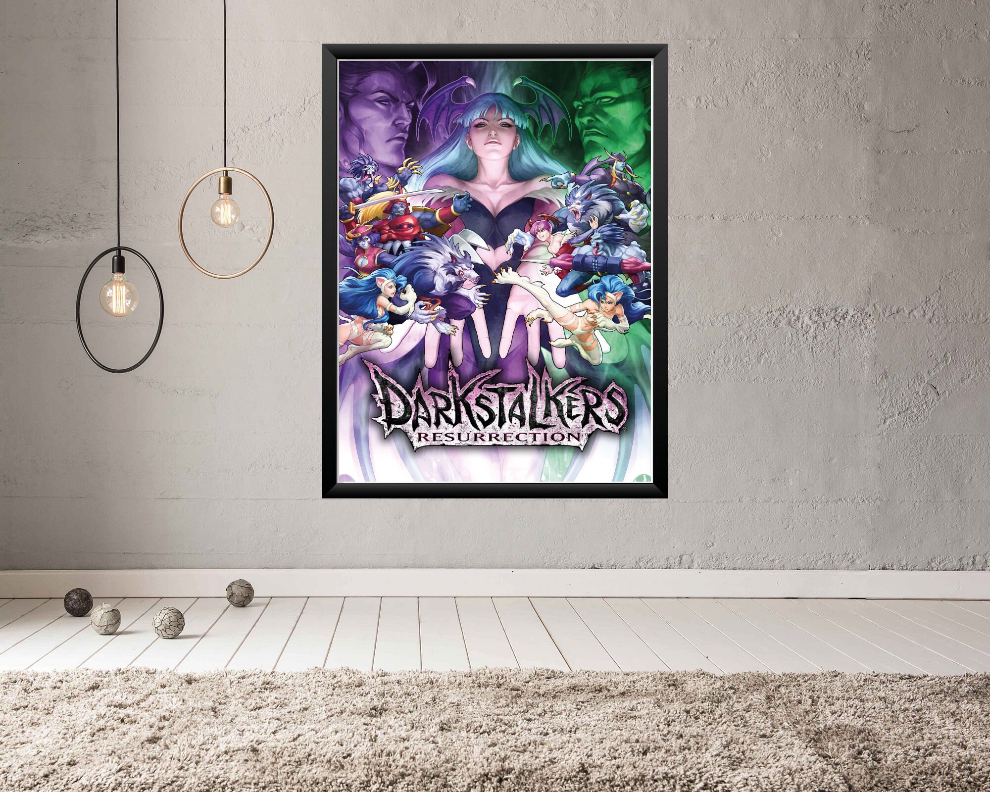 Darkstalkers Resurretion Arcade Game Poster B2 Size OFFSET - Etsy