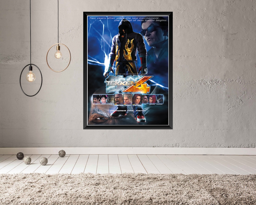 Tekken 4 Arcade Video Game Poster B2 Size OFFSET - Etsy