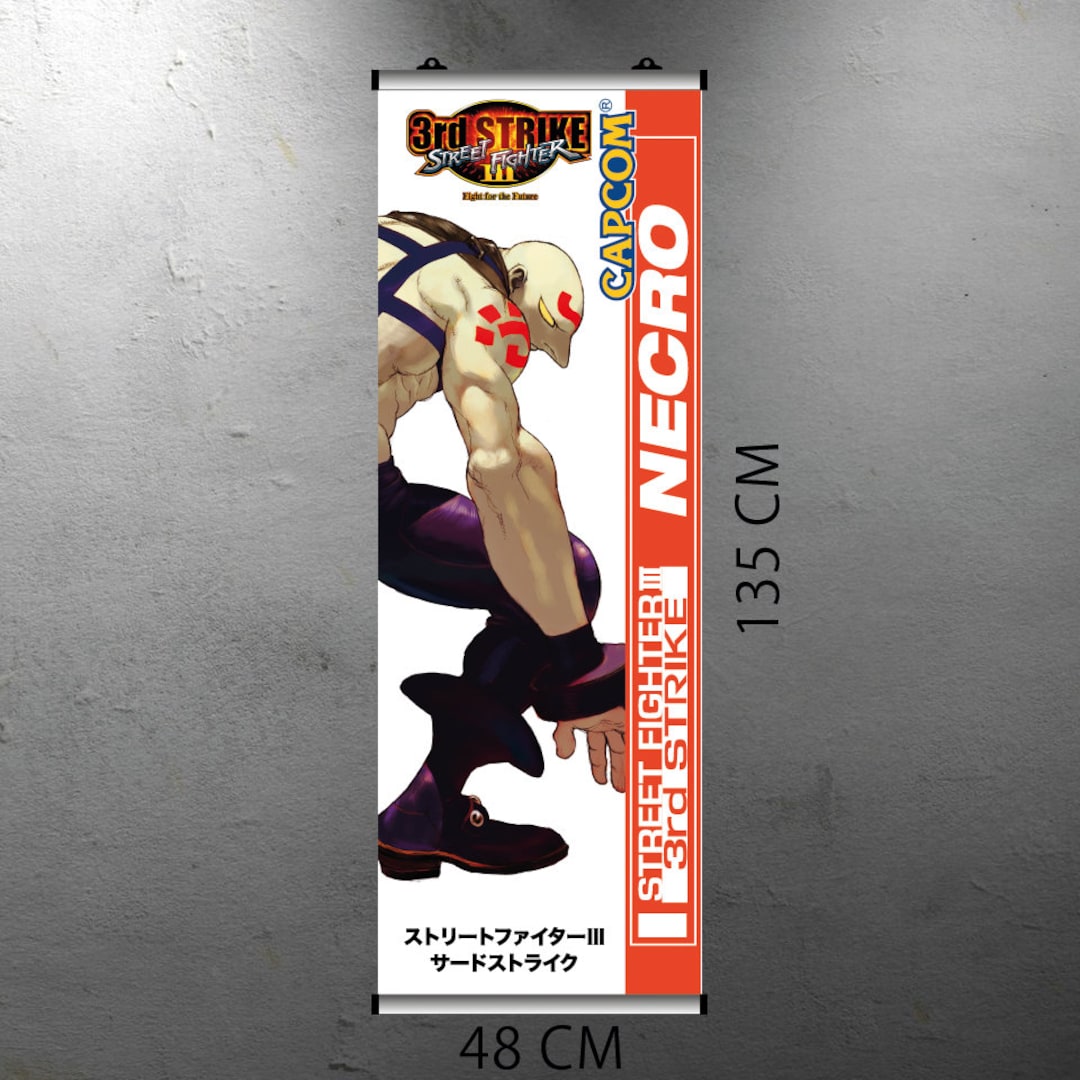Street Fighter III 3rd Strike - NECRO Arcade Video Game FLYER Banner - Etsy