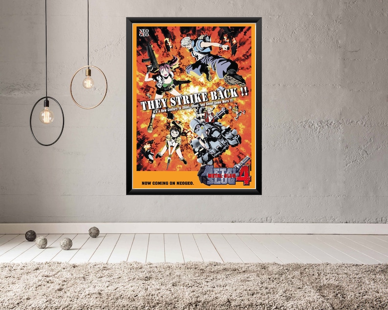 Metal Slug 4 Arcade Video Game Poster B2 Size OFFSET - Etsy