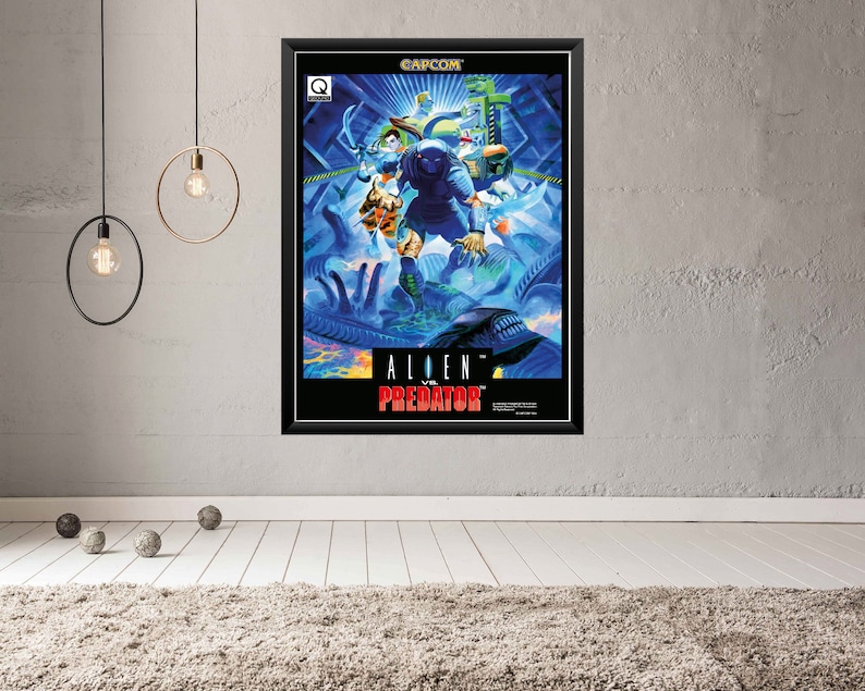 Alien Vs. Predator V2 Arcade Game Poster B2 Size OFFSET - Etsy