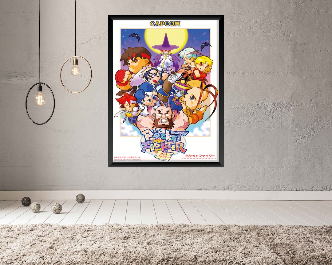 Pocket Fighter Arcade Video Game Poster B2 Size OFFSET - Etsy