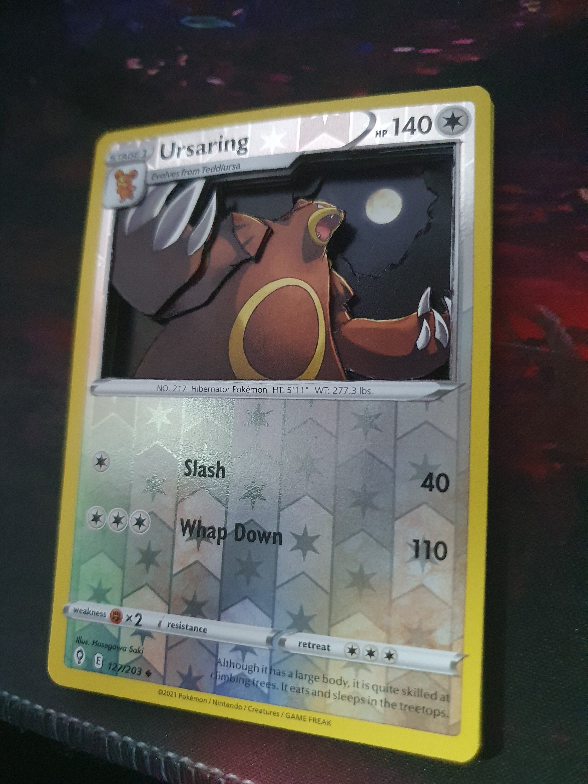 Custom 3D Pokemon Card - Etsy