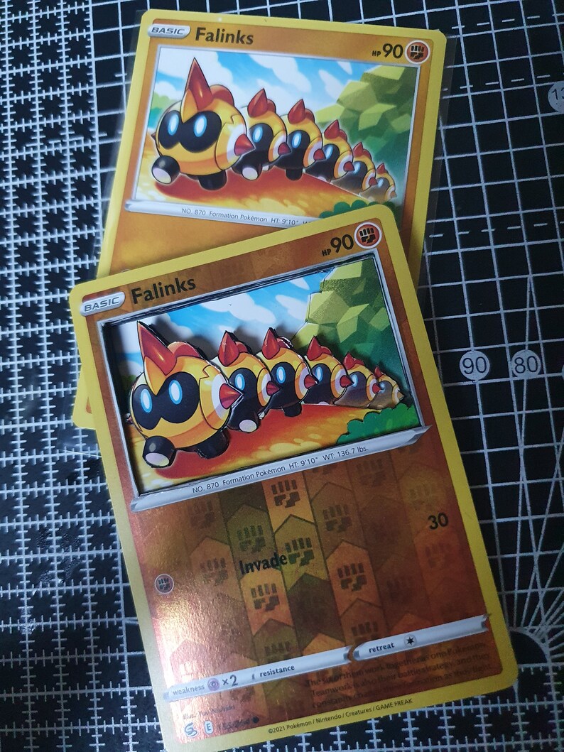 Custom 3D Pokemon Card - Etsy