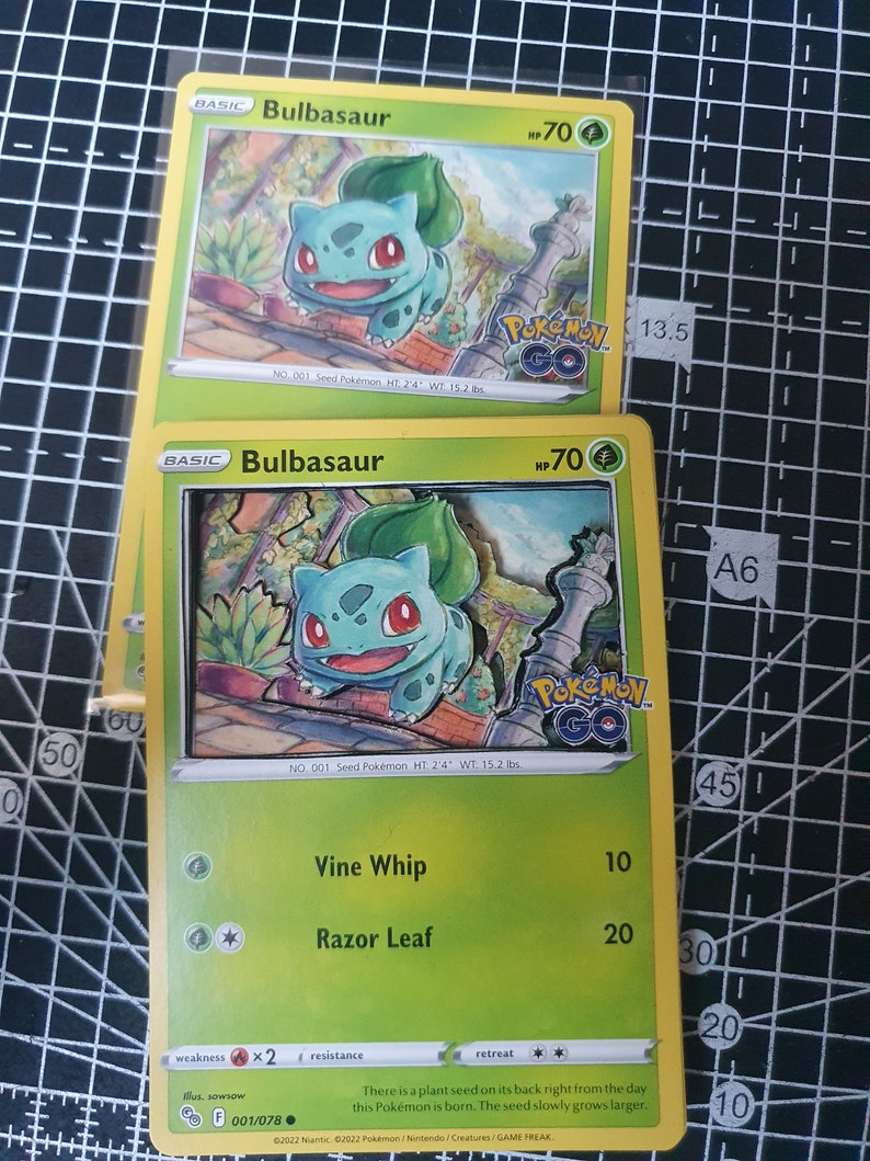 Custom 3D Pokemon Card - Etsy