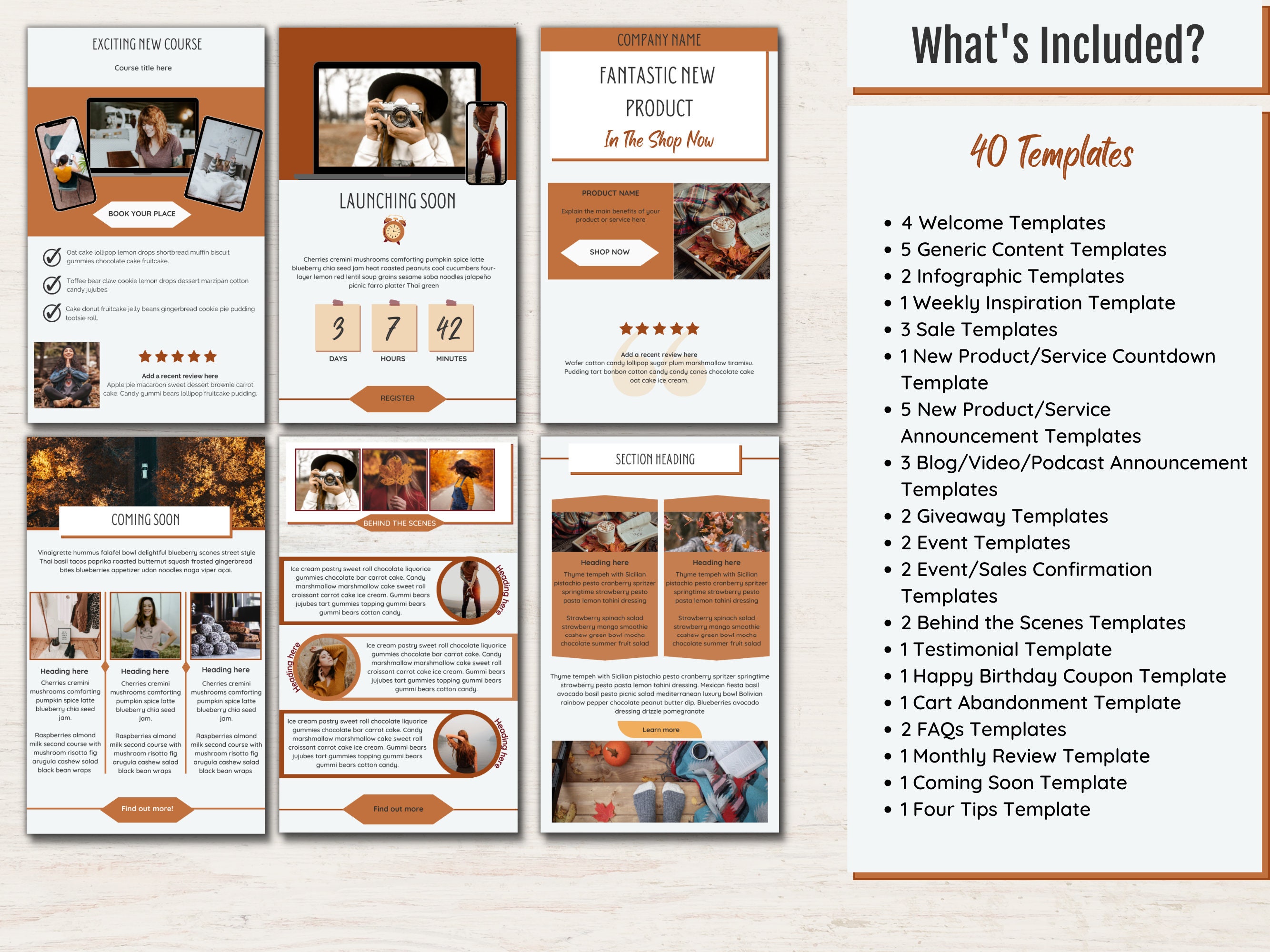 Email Templates Email Campaign Templates Email Newsletter - Etsy