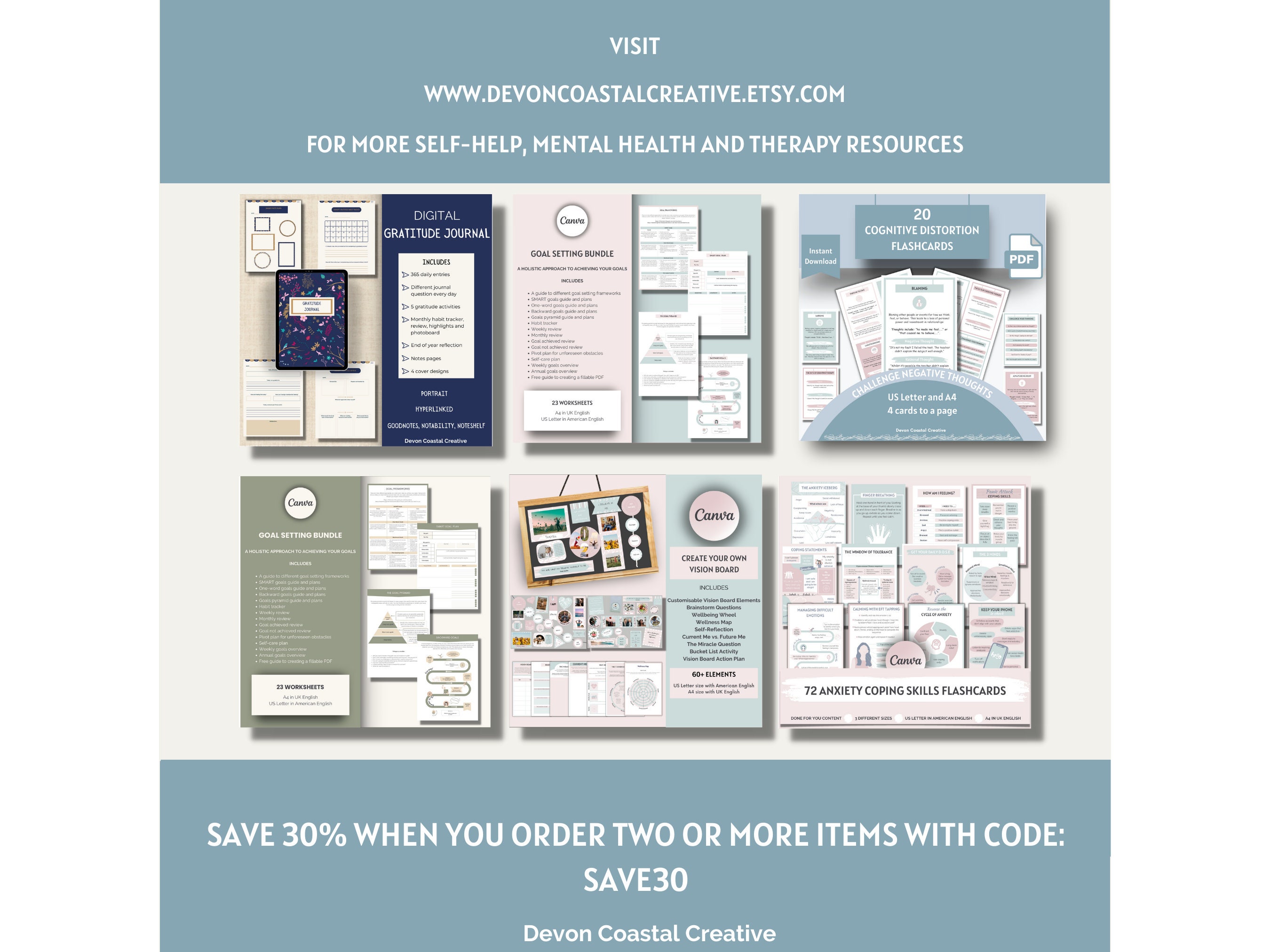 Canva Cognitive Distortions Flashcards, Automatic Negative Thoughts ...