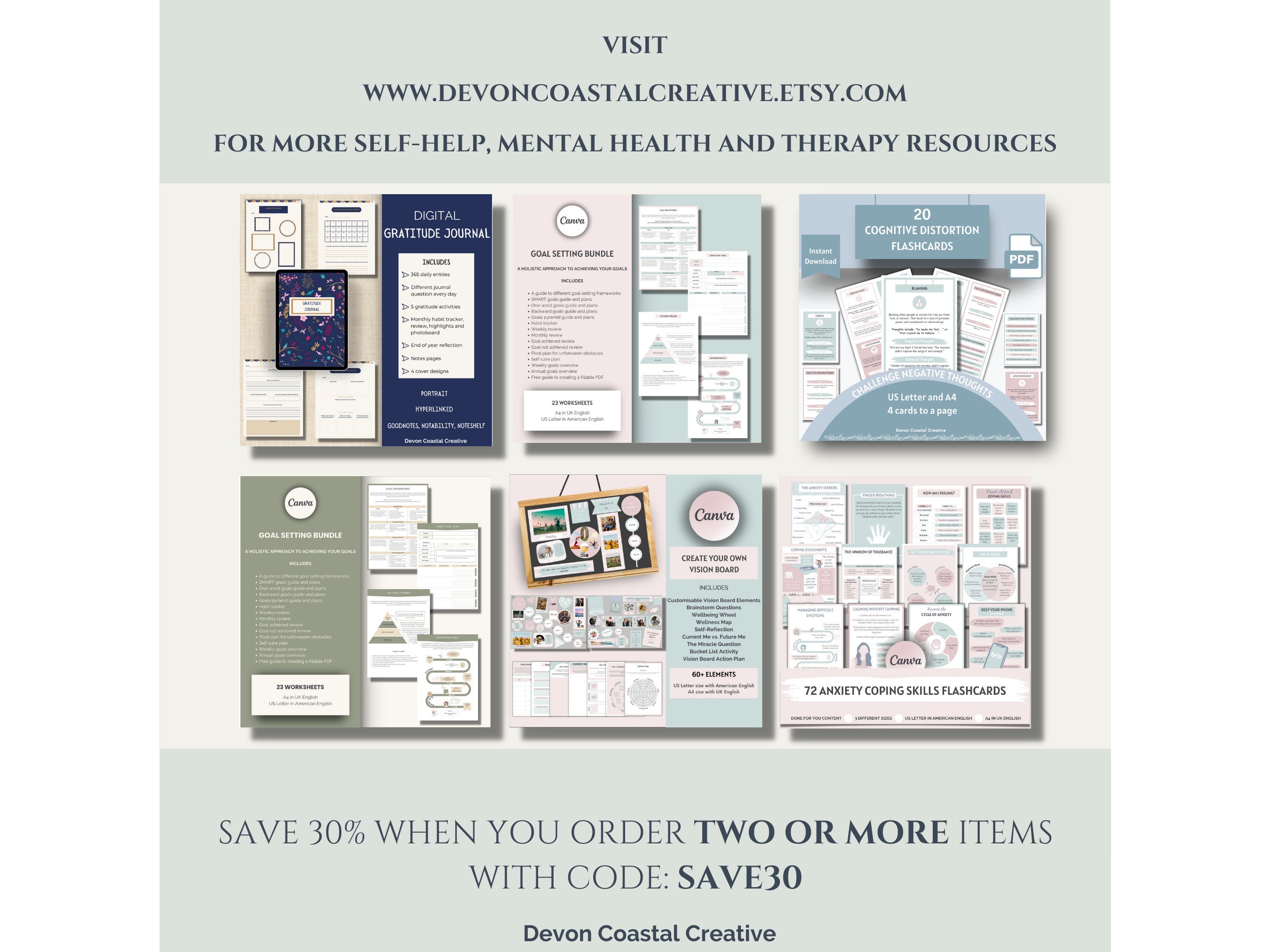 Canva Cognitive Distortions Flashcards, Automatic Negative Thoughts ...