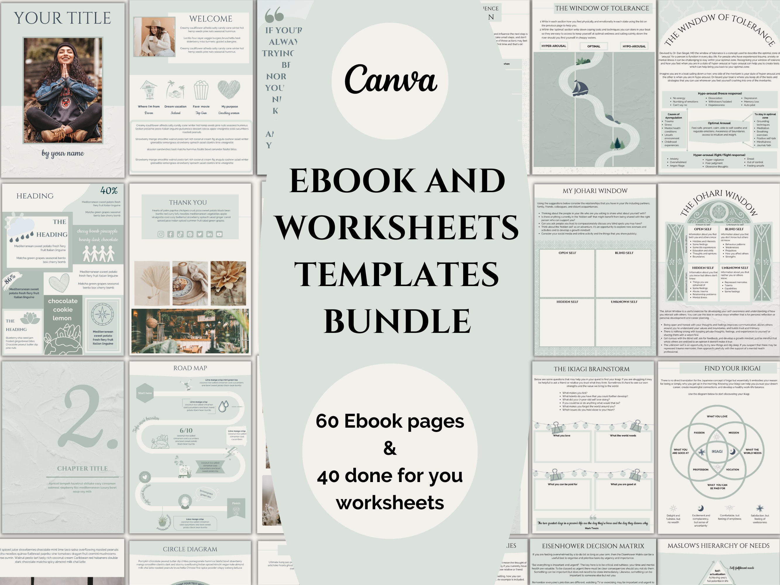 Canva Ebook and Worksheet Templates | Ebook PDF | Ebook Template ...