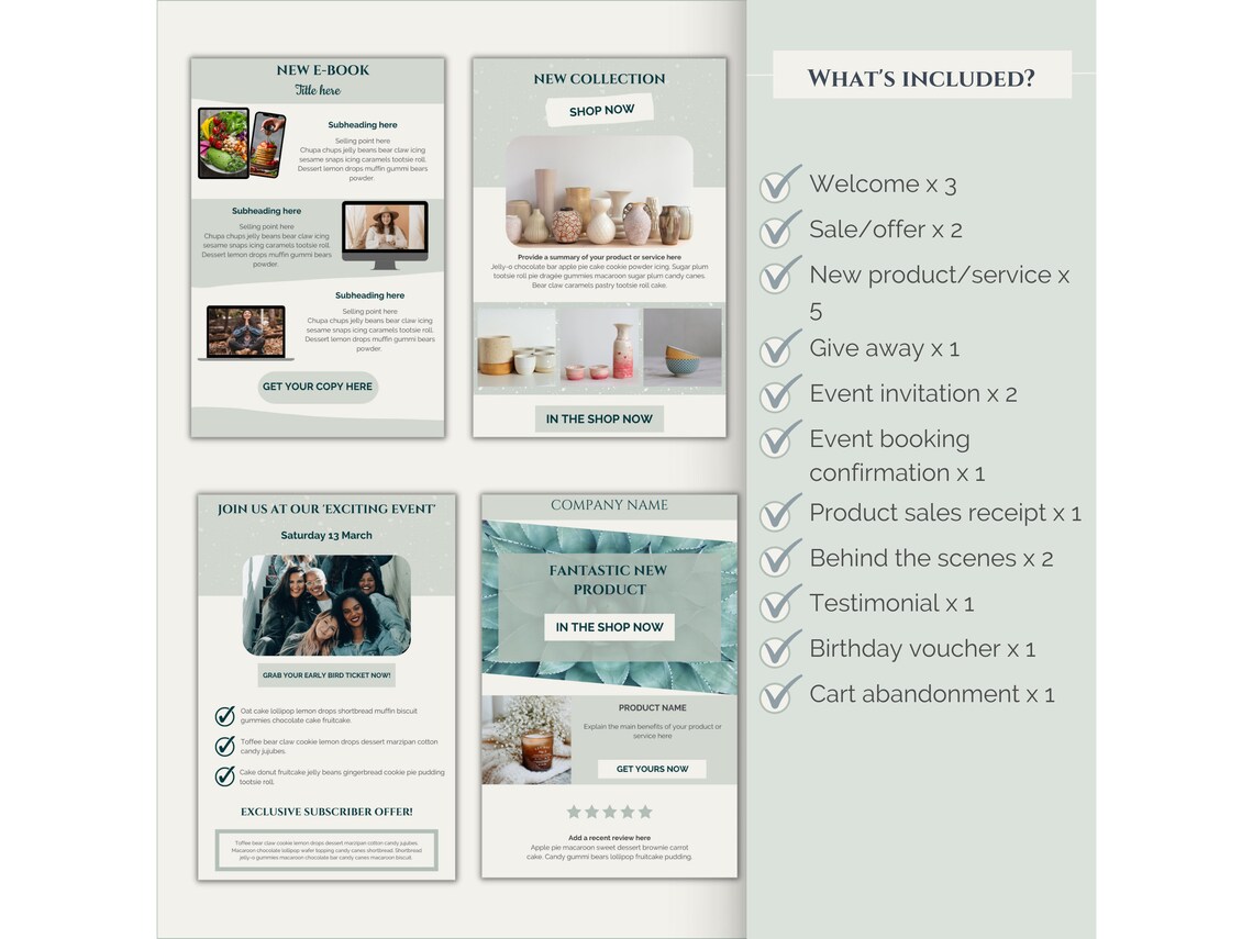 Canva Email Marketing Templates | Newsletters | Email Campaign ...