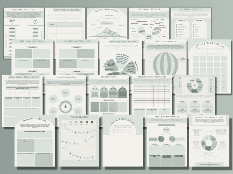 Canva Coaching and Therapy Worksheets, Psychology Resources, Coach and ...